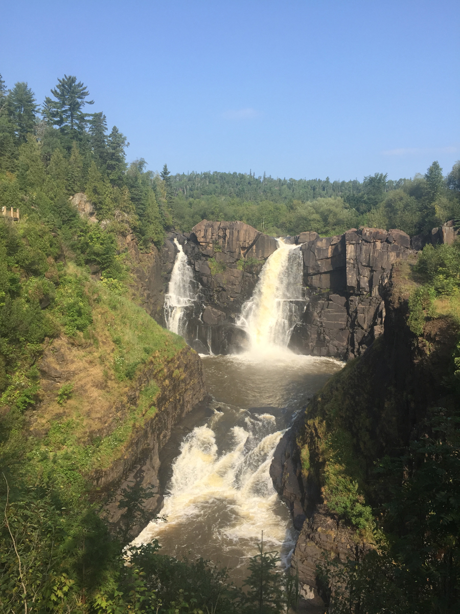 Pigeon River in Grand Portage National Monument and Grand Portage State ...